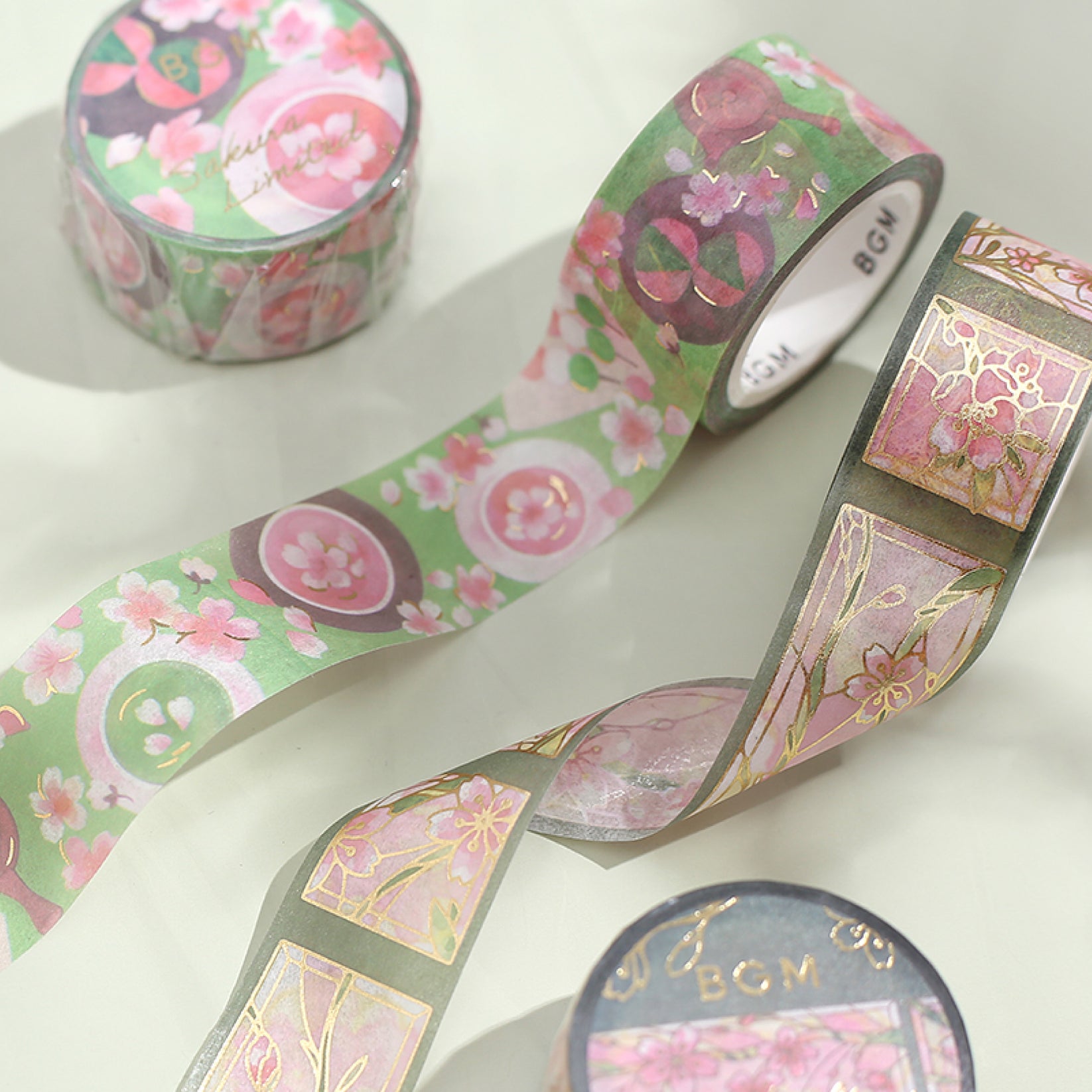 BGM Goldfoiled Sakura Washi Tape 2024 Limited Edition - Sakura Viewing ...