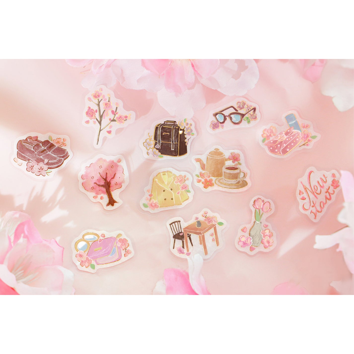 BGM Sakura Flake Sticker 2024 Limited Edition - New Start – Waku Waku ...