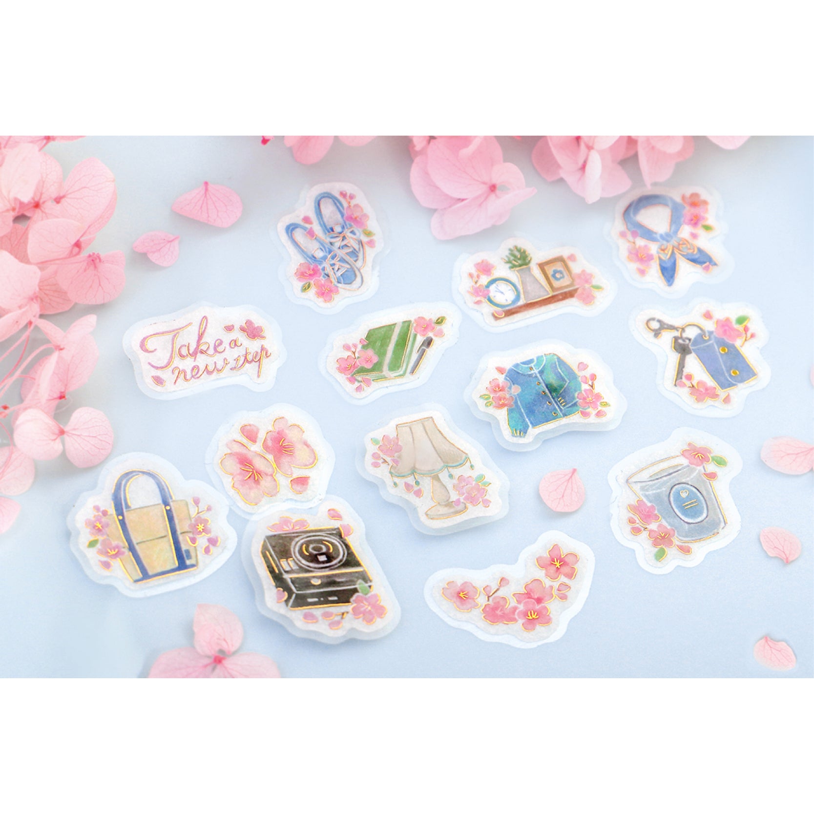 BGM Sakura Flake Sticker 2024 Limited Edition - Take a New Step – Waku ...