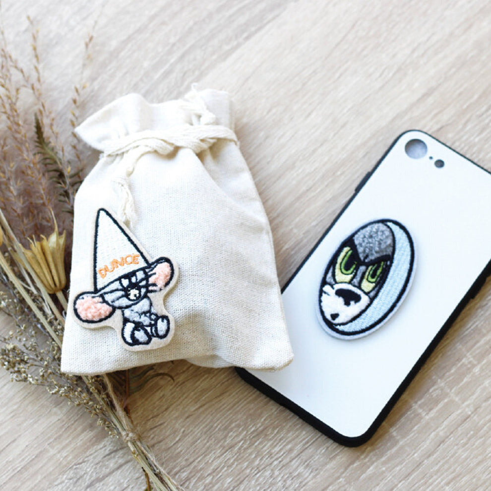 Tom & Jerry Moco Moco Fluffy Embroidery Sticker Patch - Tuffy – Waku ...